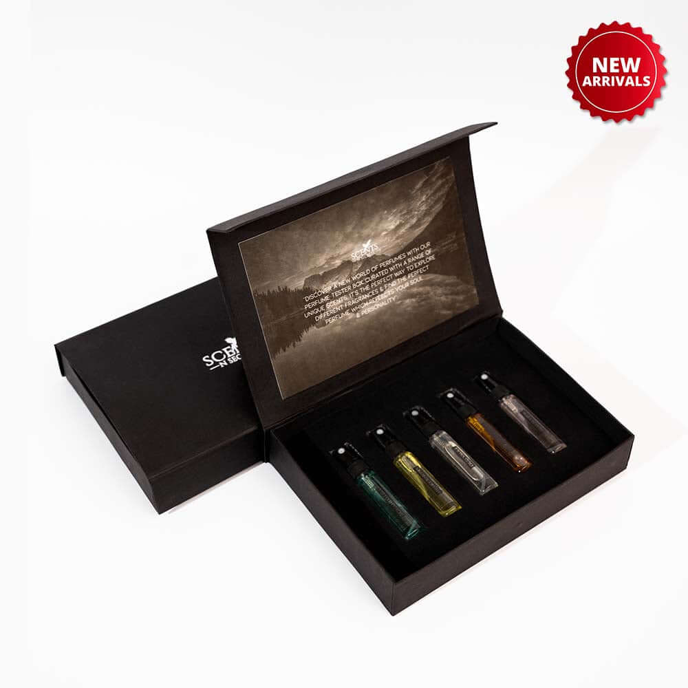 New Arrivals Tester Box | Samples Box | 5 x 5ml Perfume Testers ...