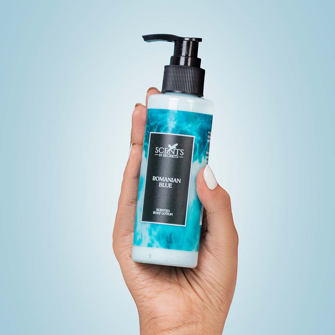 Romanian Blue Scented Body Lotion - Scents N Secrets - Scents N Secrets